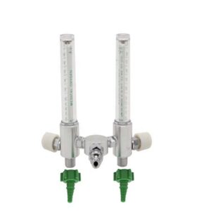 Oxygen (O²) Flow Meter, Ball and Tube Type, Double - Trinity Medical