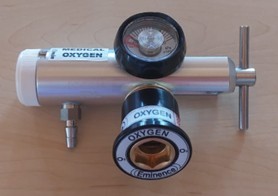 Oxygen (O₂) Regulator with Female Heyer - Trinity Medical